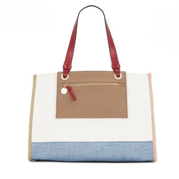 See By Chloe | Bags | See By Chloe Cecilya Lower Impact Tote Cement ...